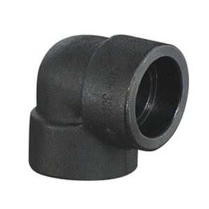 China Carbon Steel Forged Fittings ASTM A105 90 Degree Elbow Socket ...